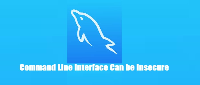 Fix Mysql Warning Using A Password On The Command Line Interface Can Be Insecure Looklinux