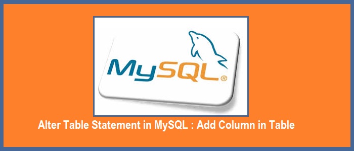 Alter Table Statement In MySQL How To Add Column In Table LookLinux