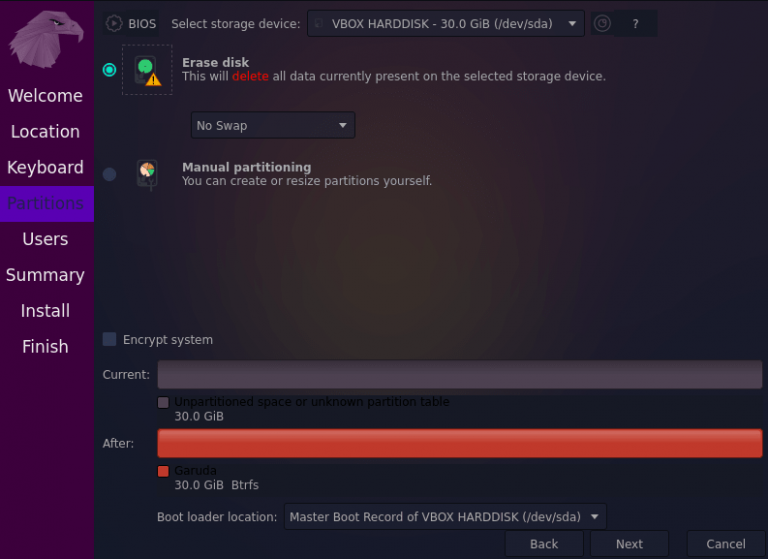 How to Install Garuda Linux on Physical or Virtual Machine - LookLinux